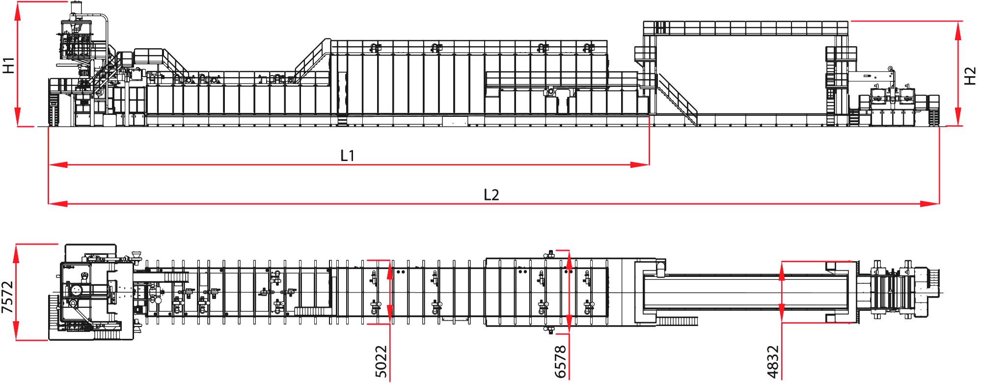 L.P.L. Multi-Tier Long-Cut Pasta Line - AXOR Italia
